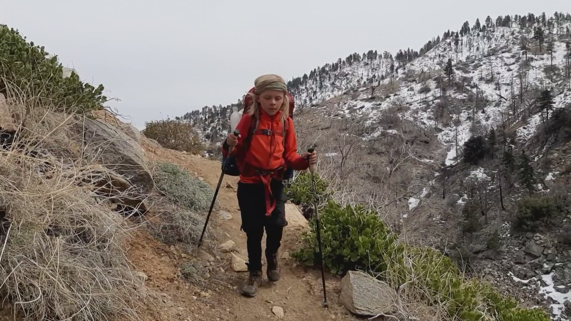 Abel (11) is al 1.000 kilometer onderweg langs Pacific Crest Trail ...