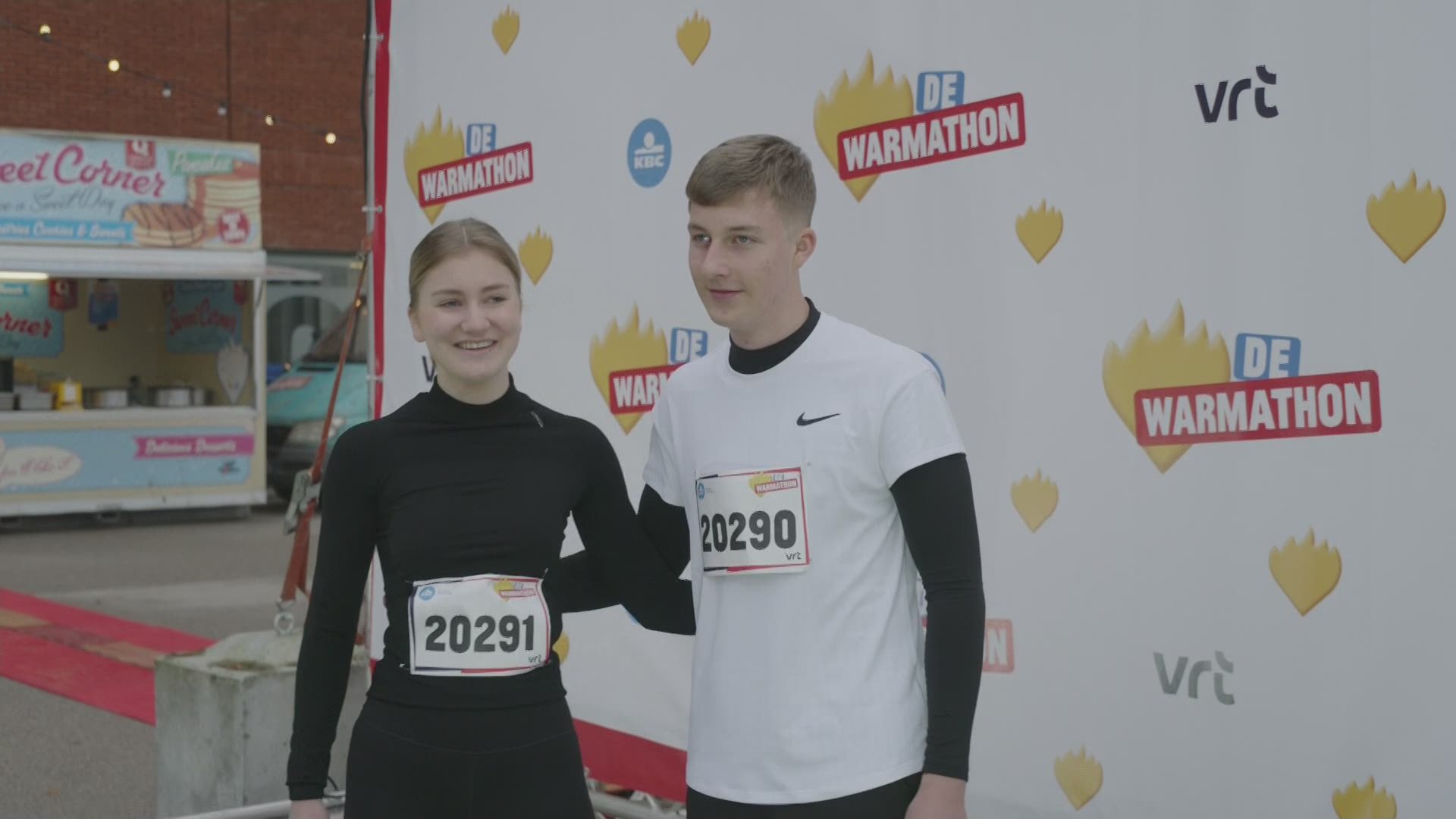Crown princess Elisabeth on VRT Warmathon (VIDEO) | VRT NWS: news