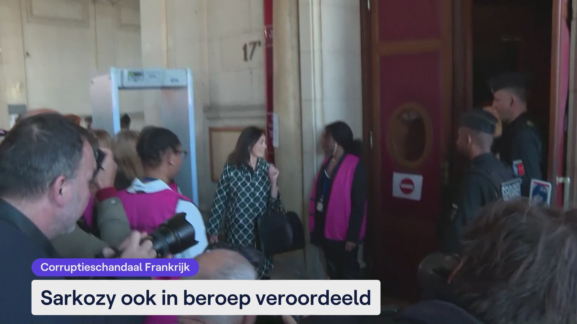 Franse ex-president Sarkozy in beroep veroordeeld tot drie jaar cel voor corruptie, waarvan één ...