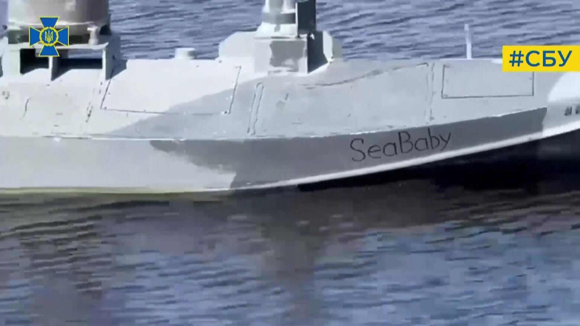 Oekraïne stelt nieuwe zeedrone voor: de SeaBaby | VRT NWS: nieuws
