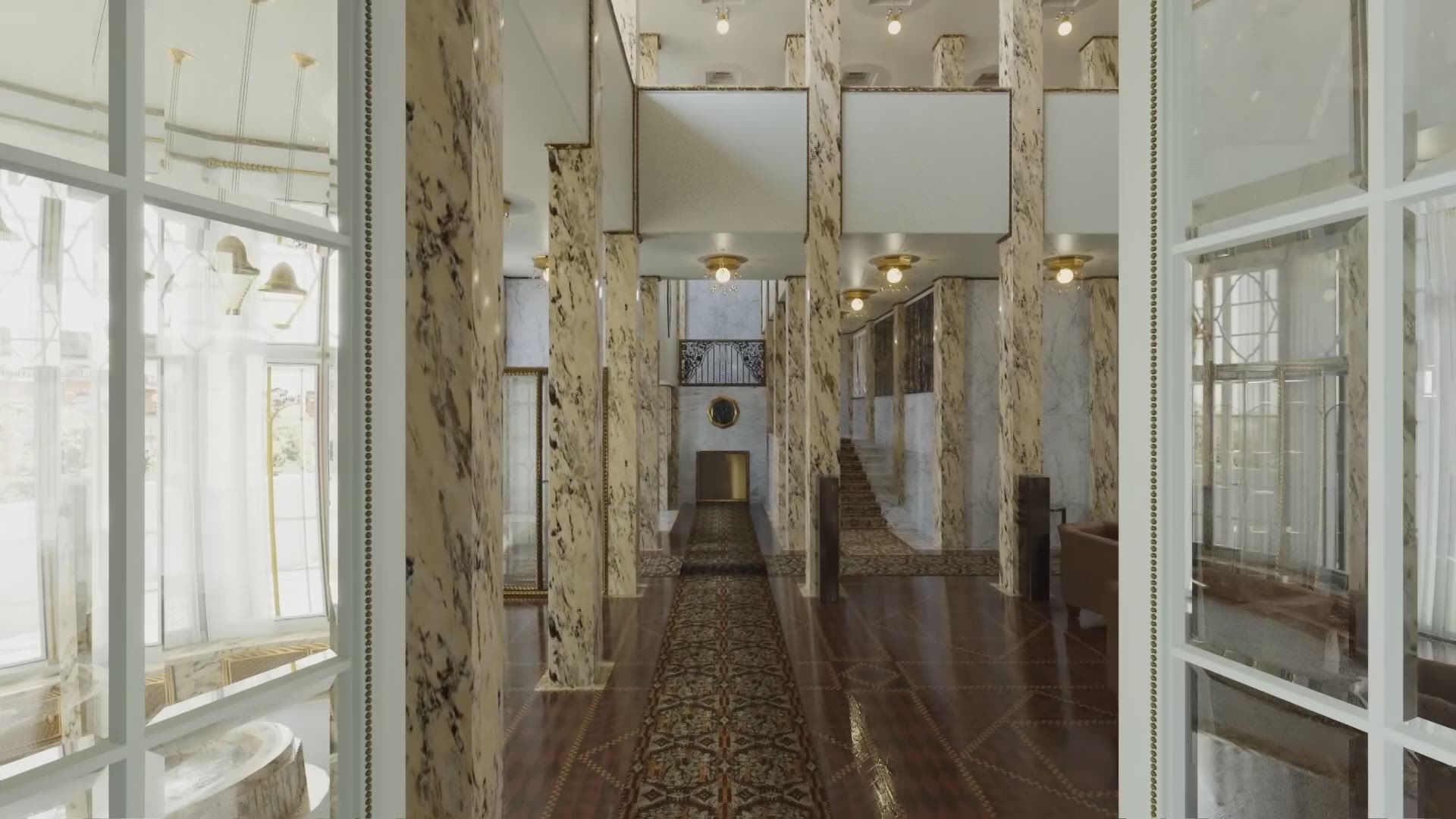 Une reconstitution 3D permet de découvrir enfin l'intérieur du palais ...