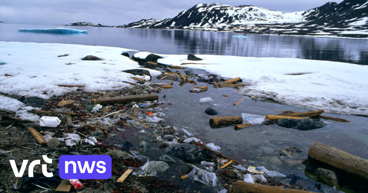 Smeltend poolijs geeft talloze plastic deeltjes vrij | VRT NWS: nieuws