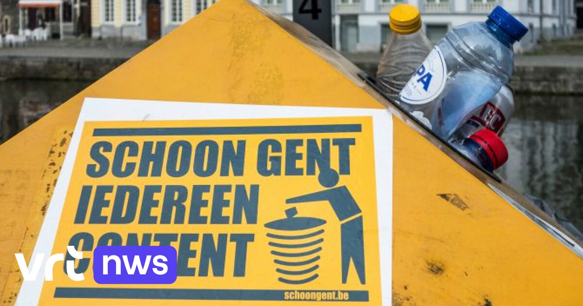 Minder sluikafval in de Gentse straten | VRT NWS Nieuws