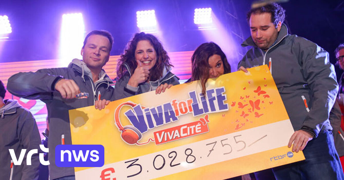 3e Viva For Life (RTBF) brengt meer dan 3 miljoen euro op | VRT NWS: nieuws