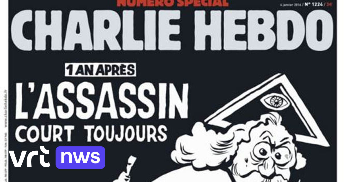 Charlie Hebdo zet jaar na aanslag god als moordenaar op voorpagina ...