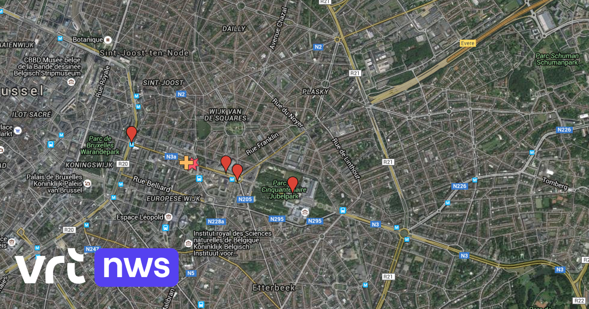 De aanslagen in Brussel in kaart | VRT NWS: nieuws