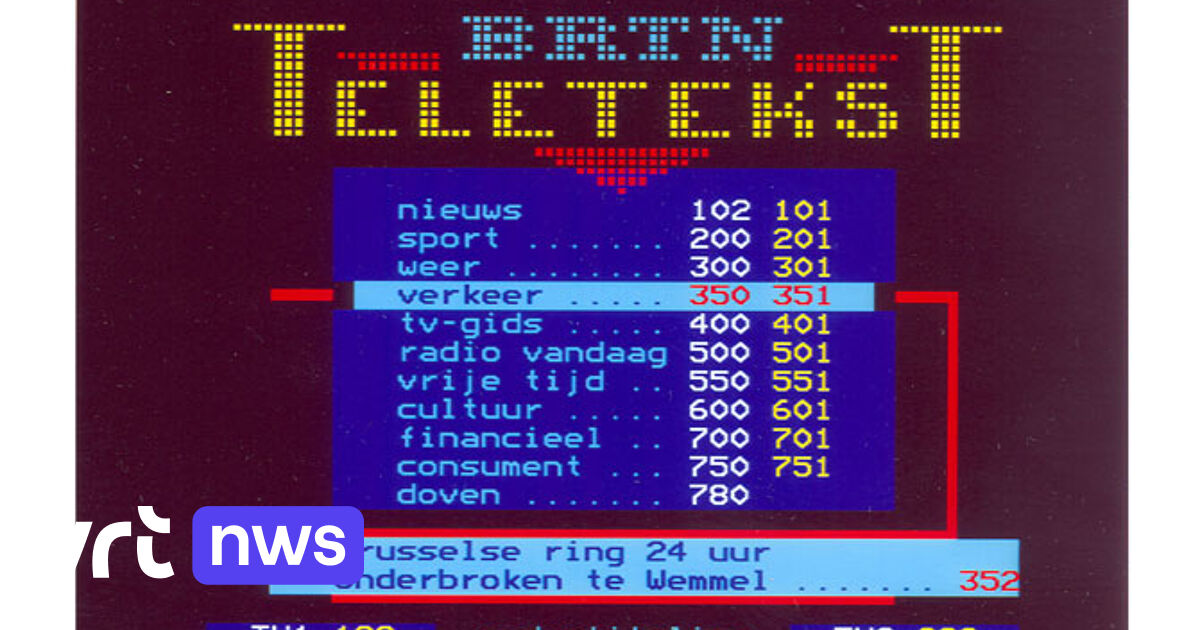 Het einde van een tijdperk: Teletekst houdt op te bestaan | VRT NWS: nieuws