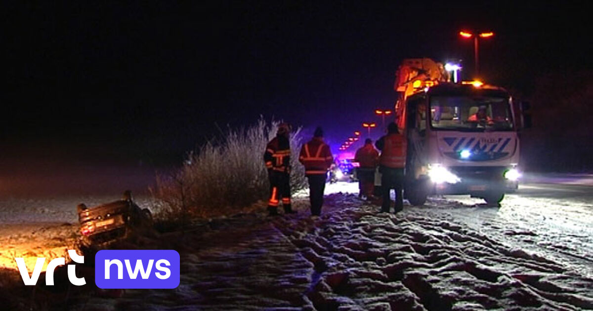 Ongelukken door sneeuw en gladheid | VRT NWS: nieuws