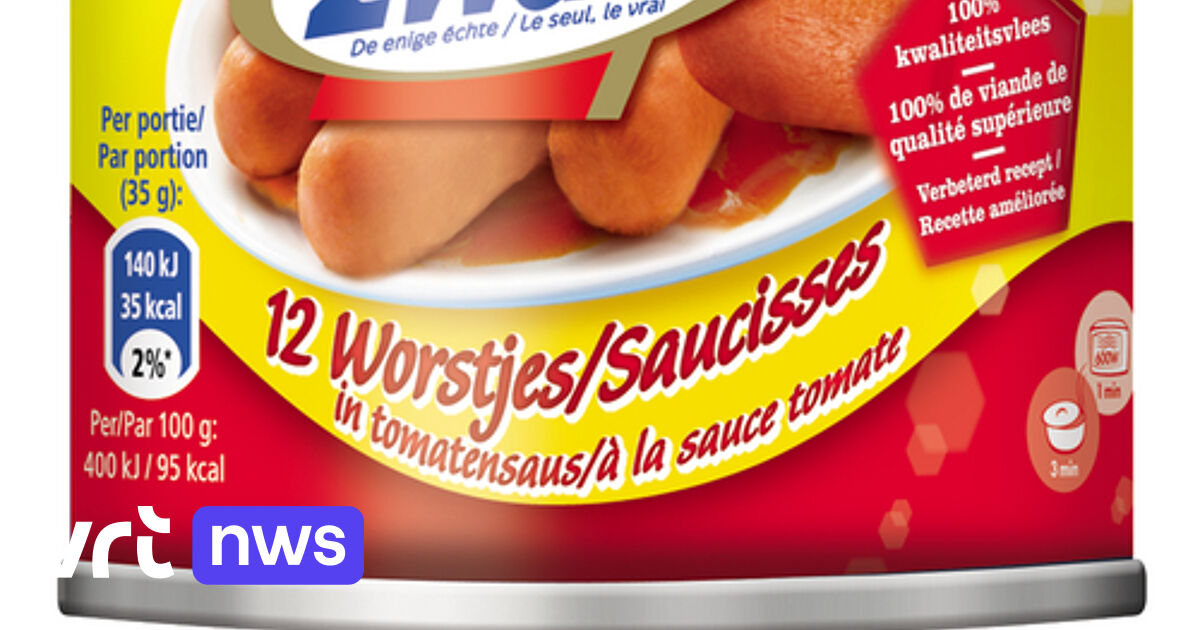 Unilever roept Zwan-worstjes in tomatensaus terug | VRT NWS: nieuws