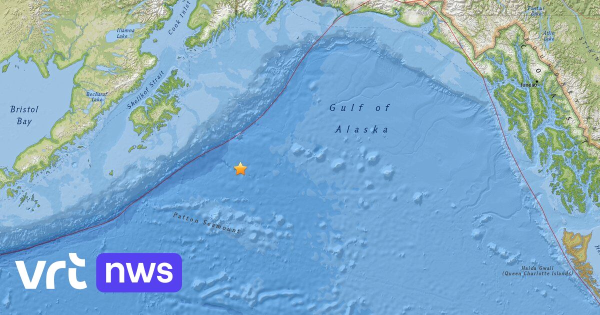 Tsunami-alarm opgeheven na zware aardbeving in Golf van Alaska | VRT ...