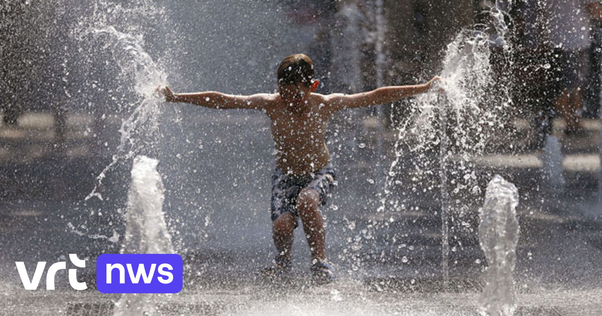 Op en top zomerse week, tropisch warm met temperaturen van 30 graden en ...