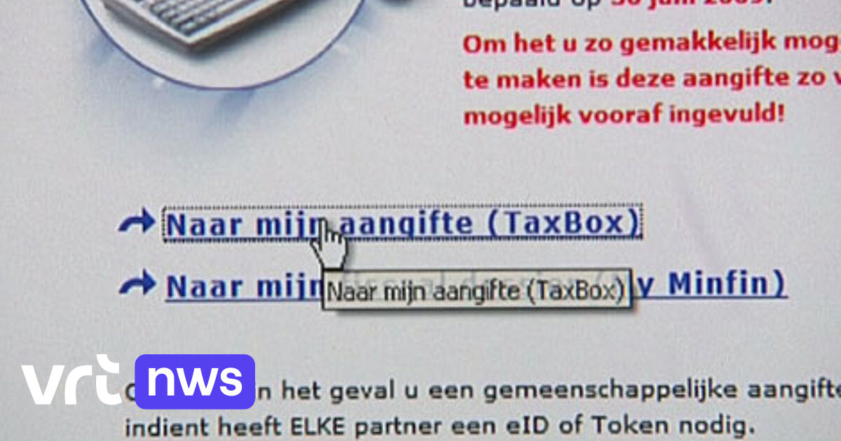 Er zijn opnieuw problemen met Tax-on-Web | VRT NWS: nieuws