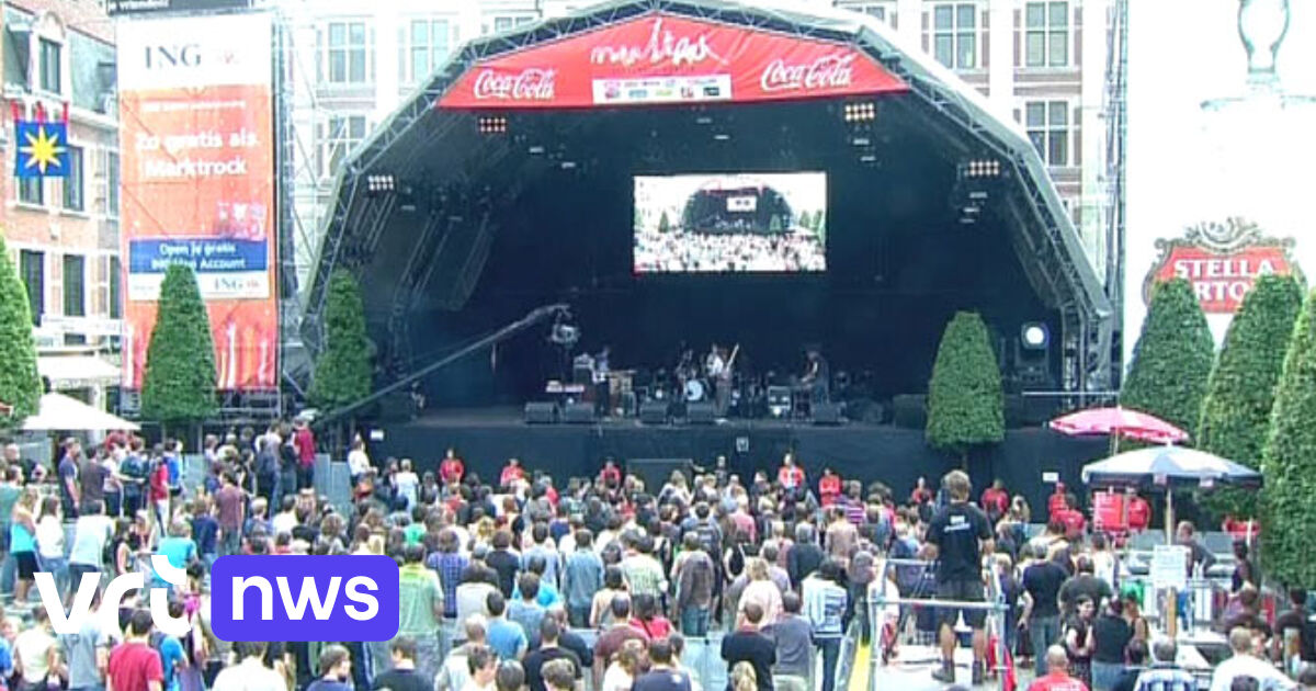 40.000 Menschen bei Marktrock in Leuven | VRT NWS: nachrichten