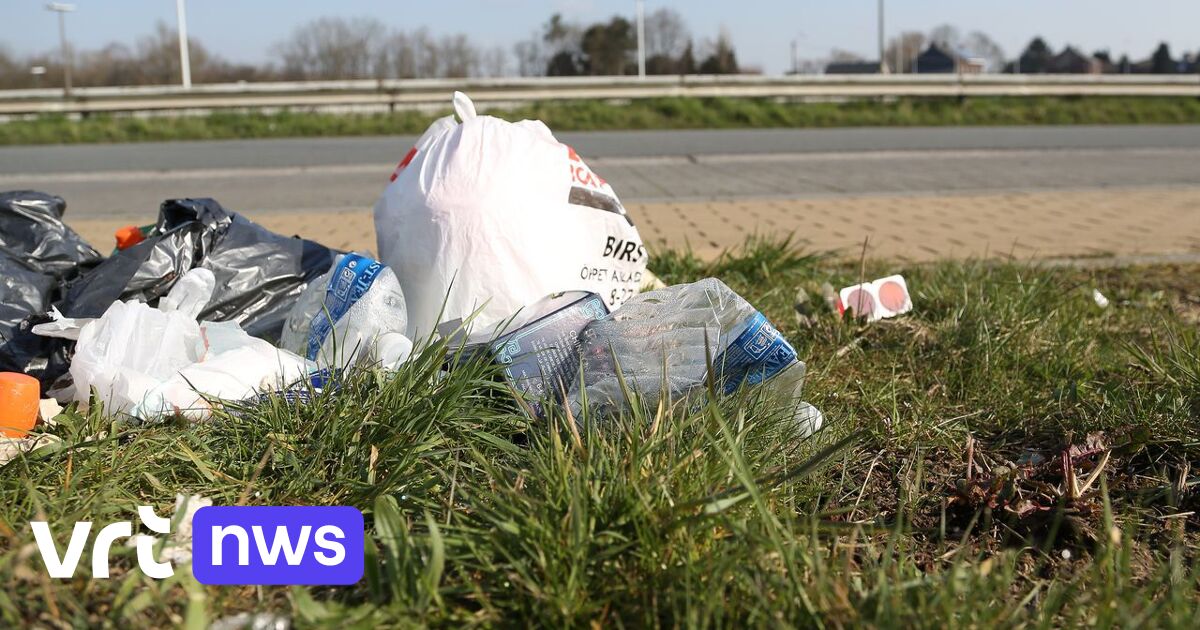 More than 20% less litter along Flemish motorways and main roads | VRT ...