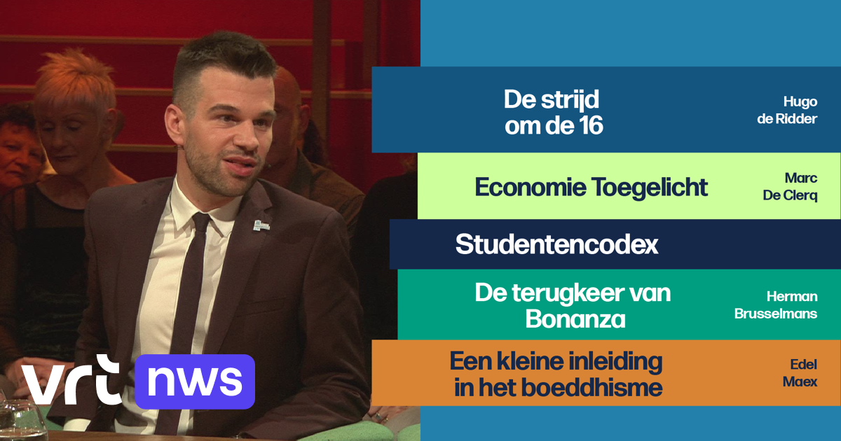 De 5 boeken die het leven van Stijn Baert hebben veranderd | VRT NWS ...