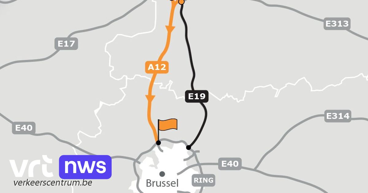 E19 motorway southbound closed outside Antwerp | VRT NWS: news