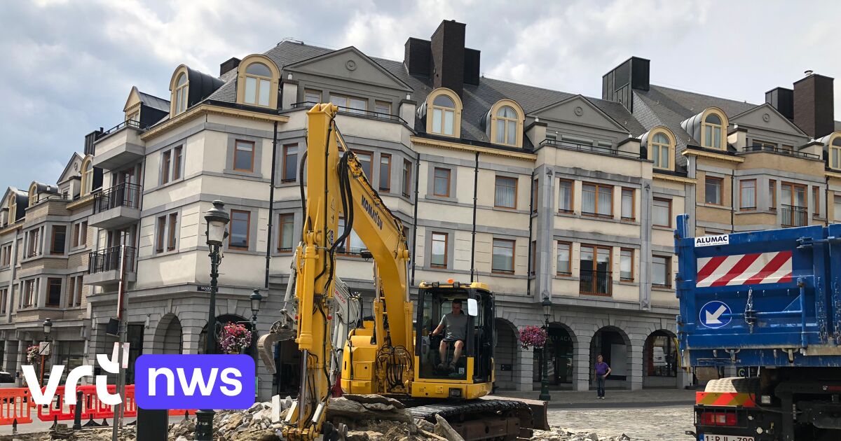 Heraanleg Markt Wemmel na valpartijen | VRT NWS: nieuws