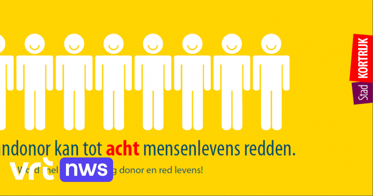 Registreren als orgaandonor kan voortaan online in Kortrijk | VRT NWS ...