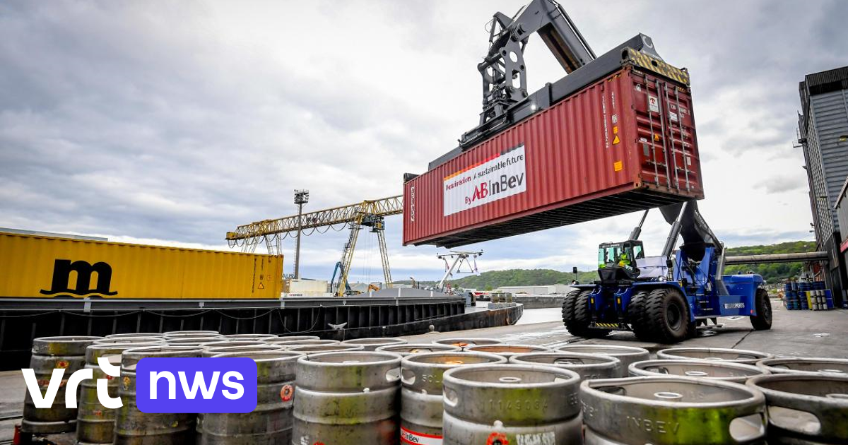 AB InBev presents first "beer boat" | VRT NWS: news