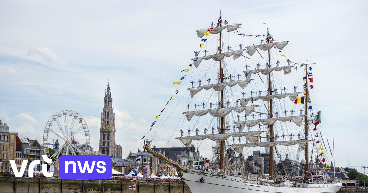 36 historische zeilschepen, optredens en vuurwerk: Antwerpen maakt zich ...