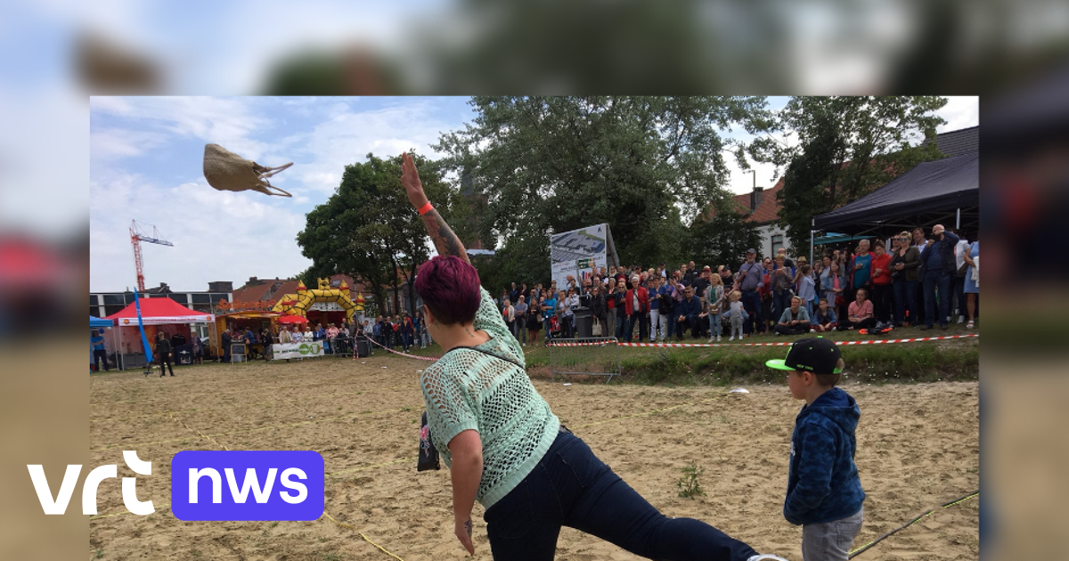 Zelzate houdt wereldkampioenschap "sjakossen smijten" | VRT NWS: nieuws