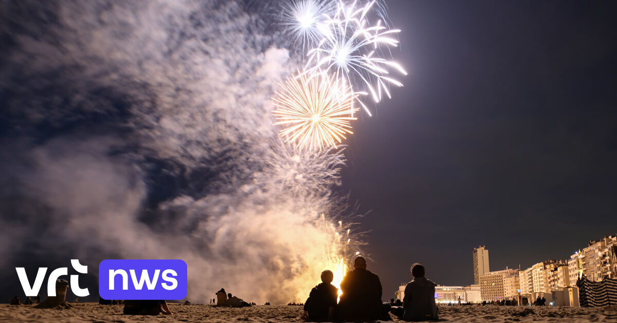 Vannacht geen eindejaarsvuurwerk in Oostende, wel in Middelkerke en Koksijde | VRT NWS: nieuws
