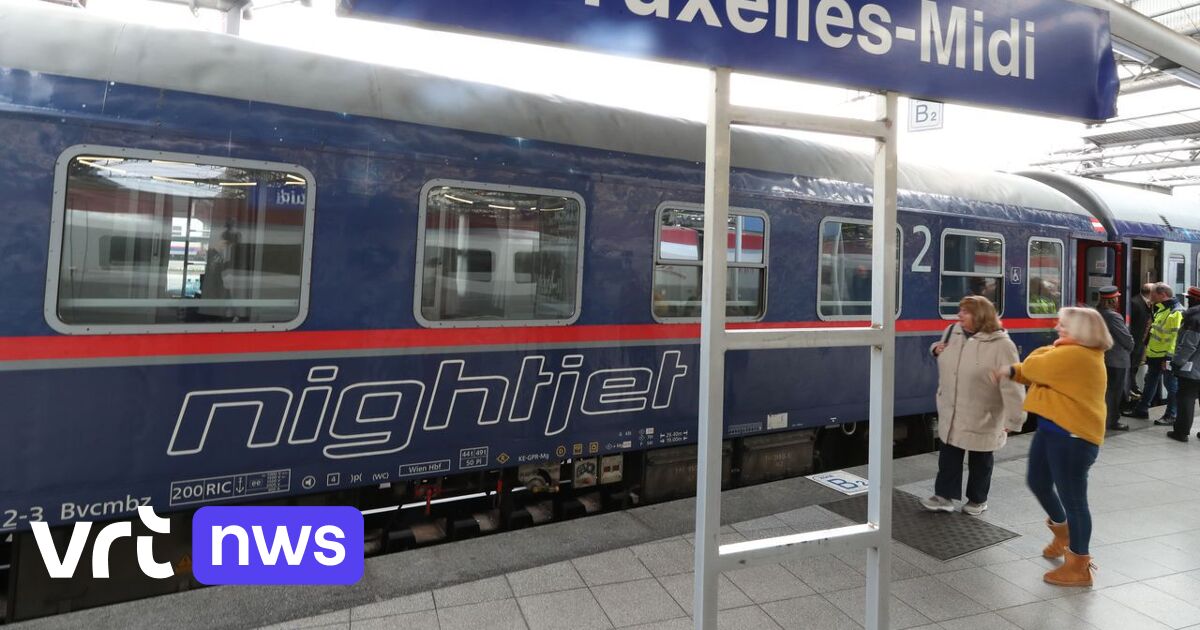 Die erste Hin- und Rückfahrt des Nightjet zwischen Wien und Brüssel ...
