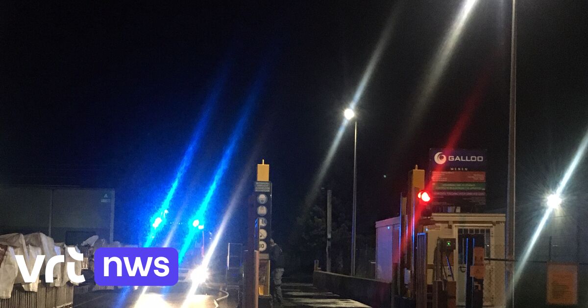 Brand in recyclagebedrijf Galloo in Menen | VRT NWS: nieuws