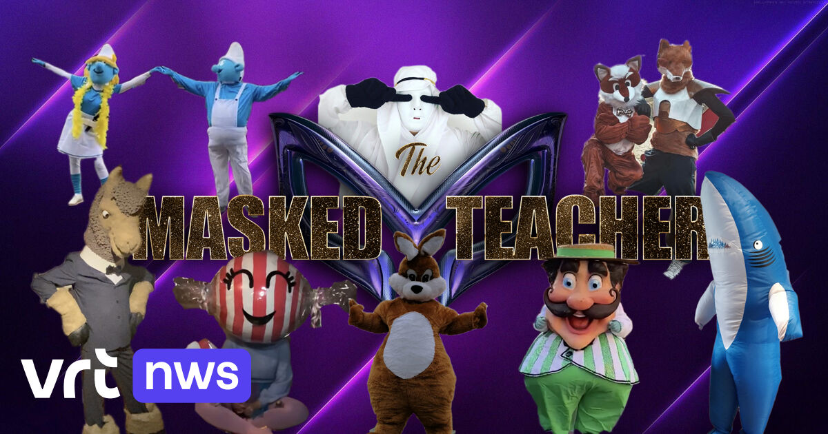 "Masked teacher" is een succes in school in Wambeek: "Iedereen zoekt ...