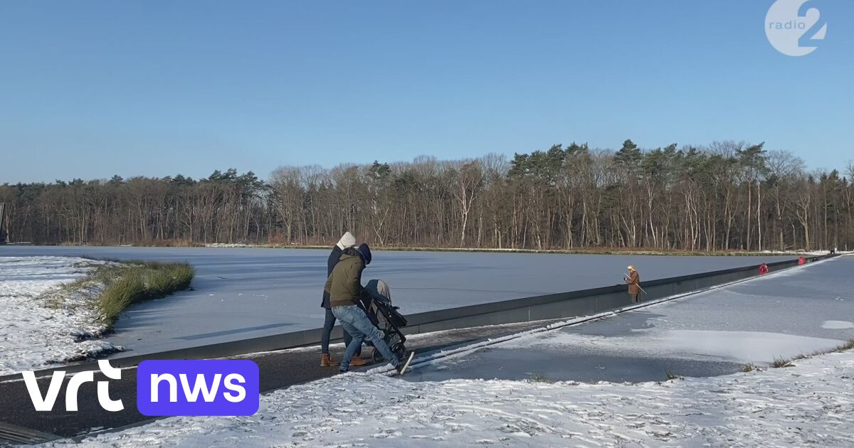 ‘Cycling through Water’ becomes ‘Cycling through Ice’! | VRT NWS: news