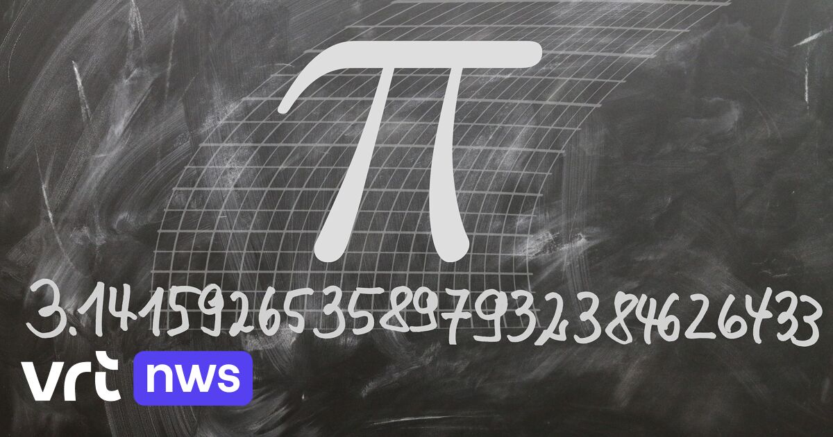 Zesdejaars leren zo veel mogelijk cijfers van het oneindige getal pi ...
