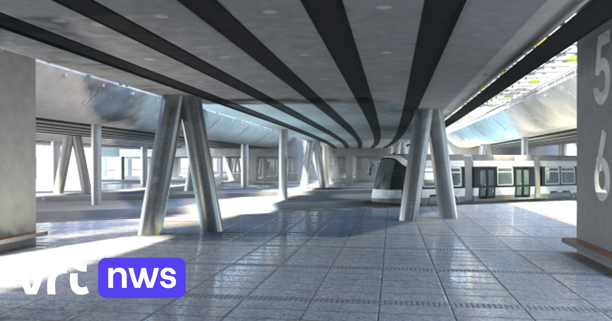Bouw nieuw tramstation aan Gent-Sint-Pieters start na de zomer | VRT ...