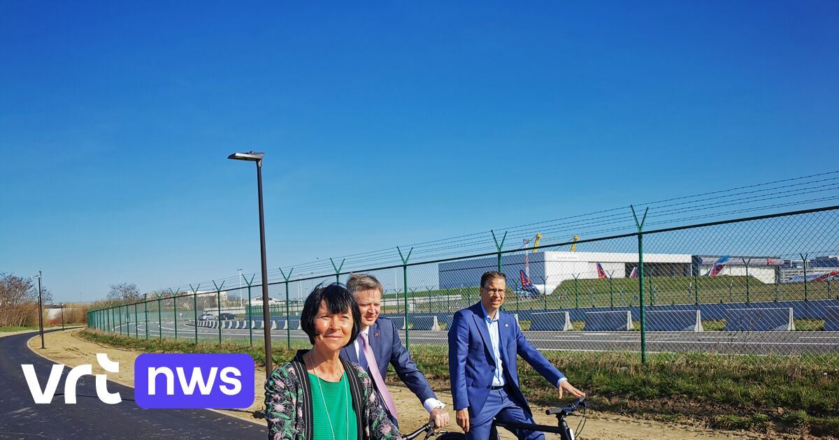 Nu ook met de fiets naar de luchthaven, nieuw fietspad naar Brussels ...