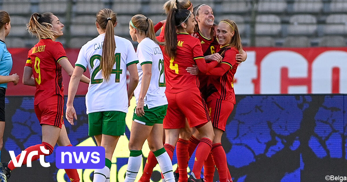 Golden Boot De Caigny gives Belgium victory against Ireland | VRT NWS: news