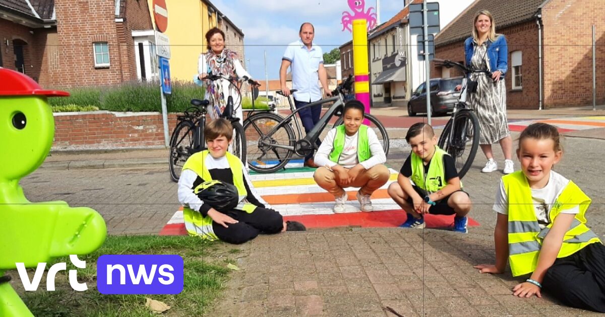 5 nieuwe fietsstraten in Dilsen-Stokkem: "Schoolomgeving moet veiliger" | VRT NWS: nieuws