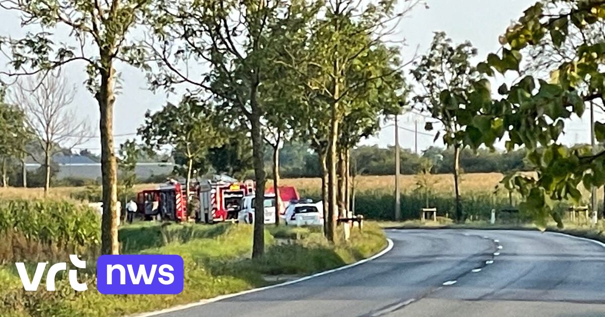 Twee doden bij frontale botsing in Ieper | VRT NWS: nieuws