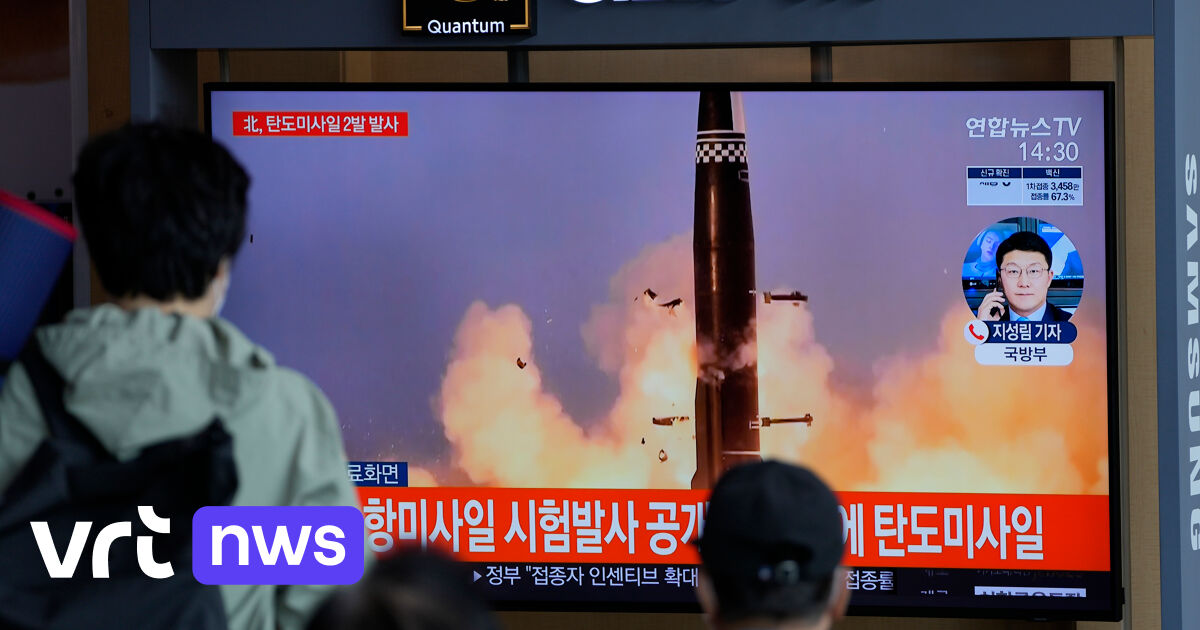 Noord-Korea test twee ballistische raketten en die zijn terechtgekomen ...
