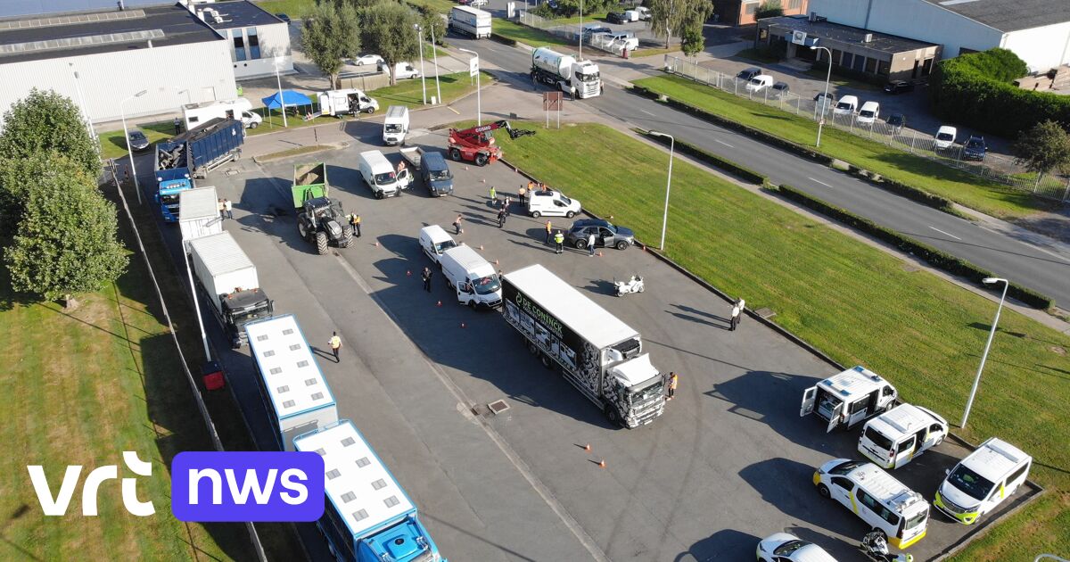 Grote controle bij professioneel transport in Dendermonde op drugs ...