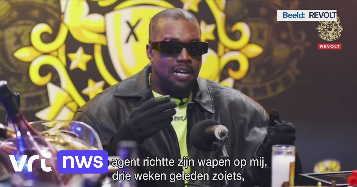 Kanye West beschuldigt Polizei von Wijnegem, Waffe auf ihn gerichtet zu ...