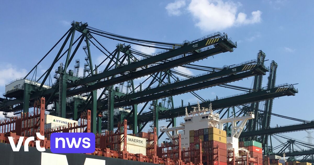 Nieuw Europees record voor schip in Antwerpse haven: 23.500 containers ...