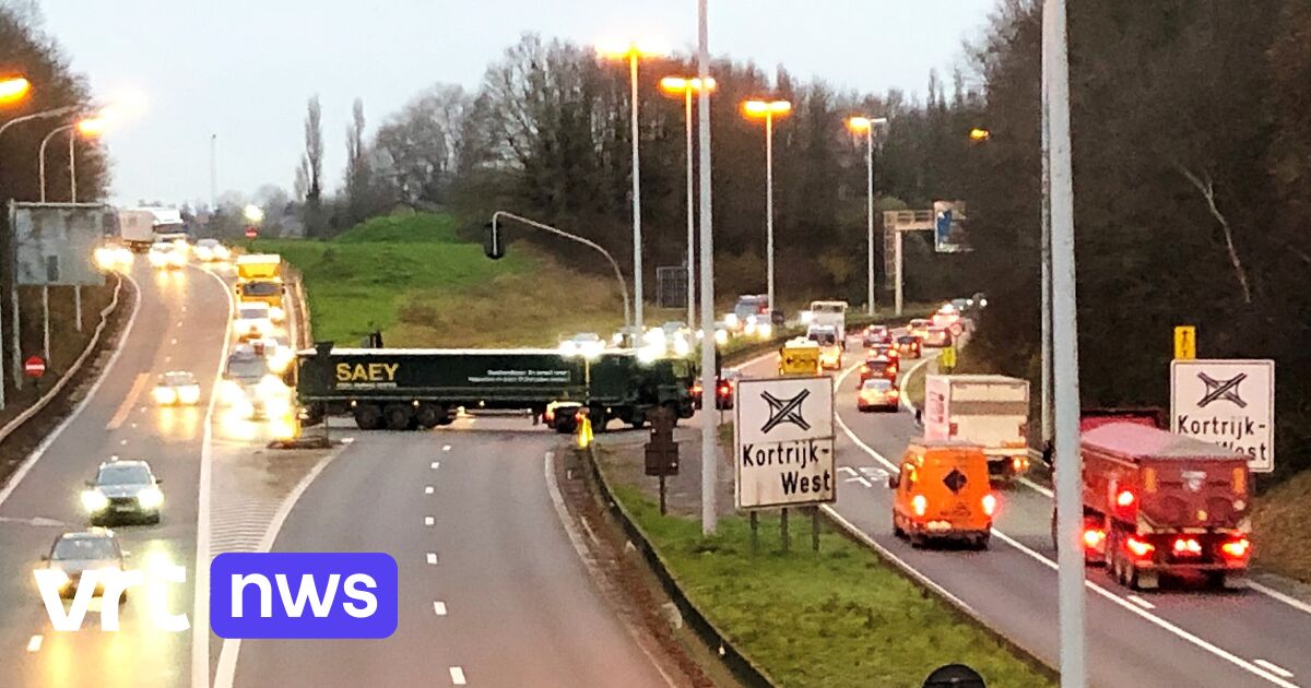 Hinder verwacht door start werken aan trompetaansluiting A19-R8 in Kortrijk | VRT NWS: nieuws
