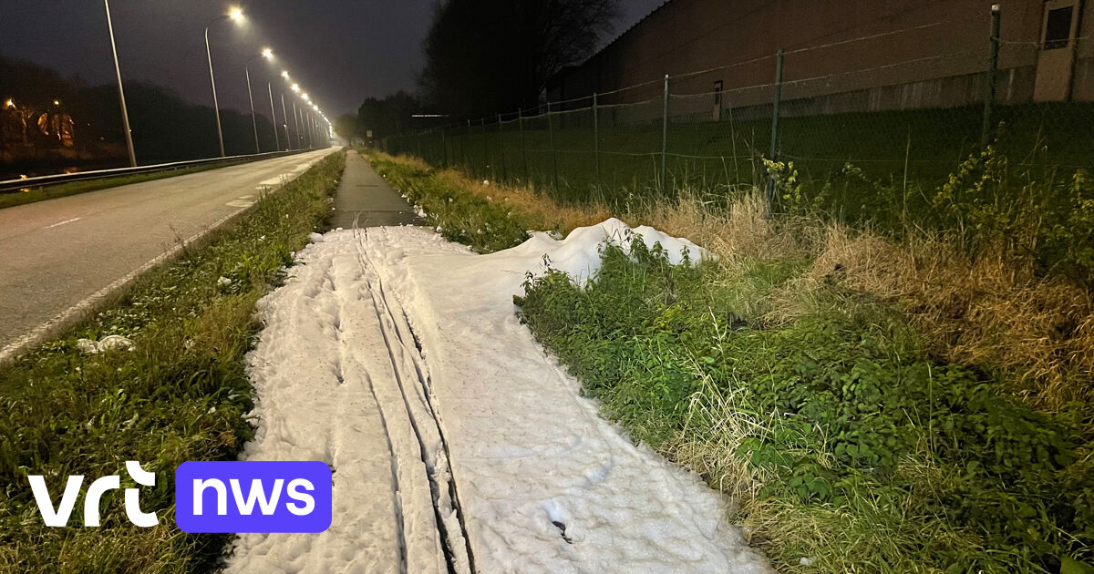 Witte kerst in Ieper door vervuiling: "Schuim wellicht niet gevaarlijk ...