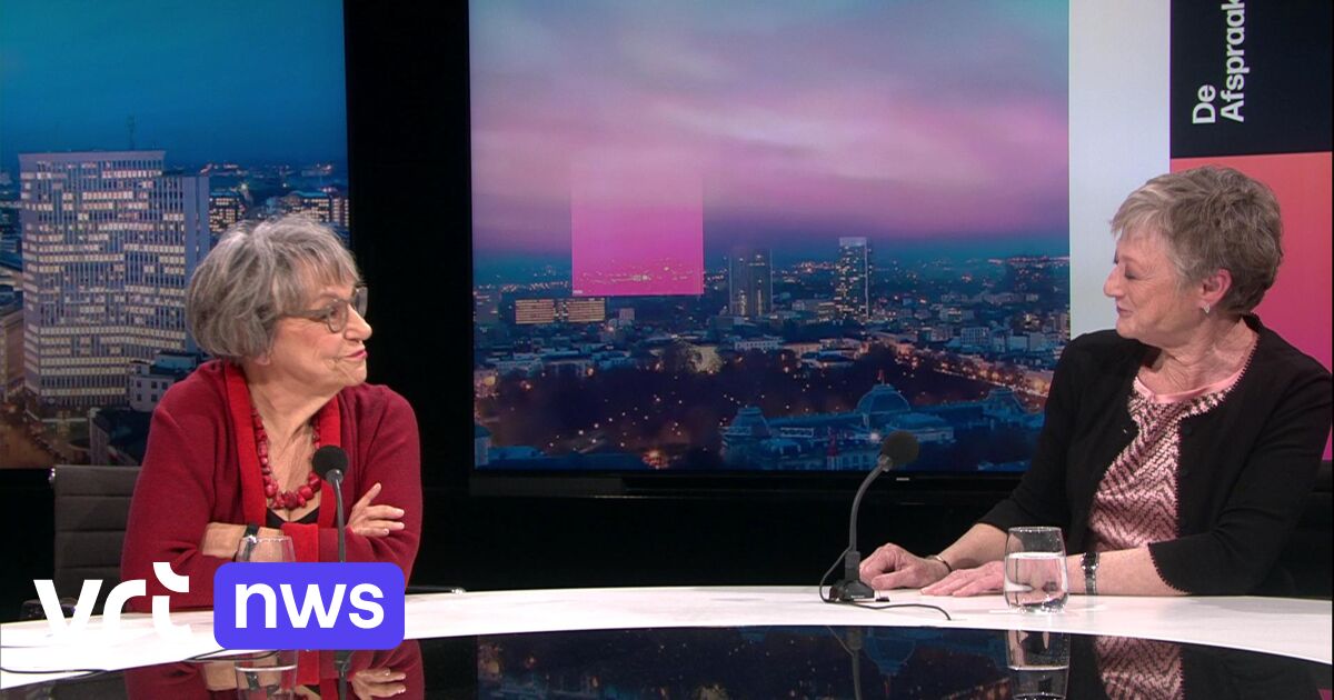 Juryvoorzitsters de Boon literatuurprijs Martine Tanghe en Brigitte ...