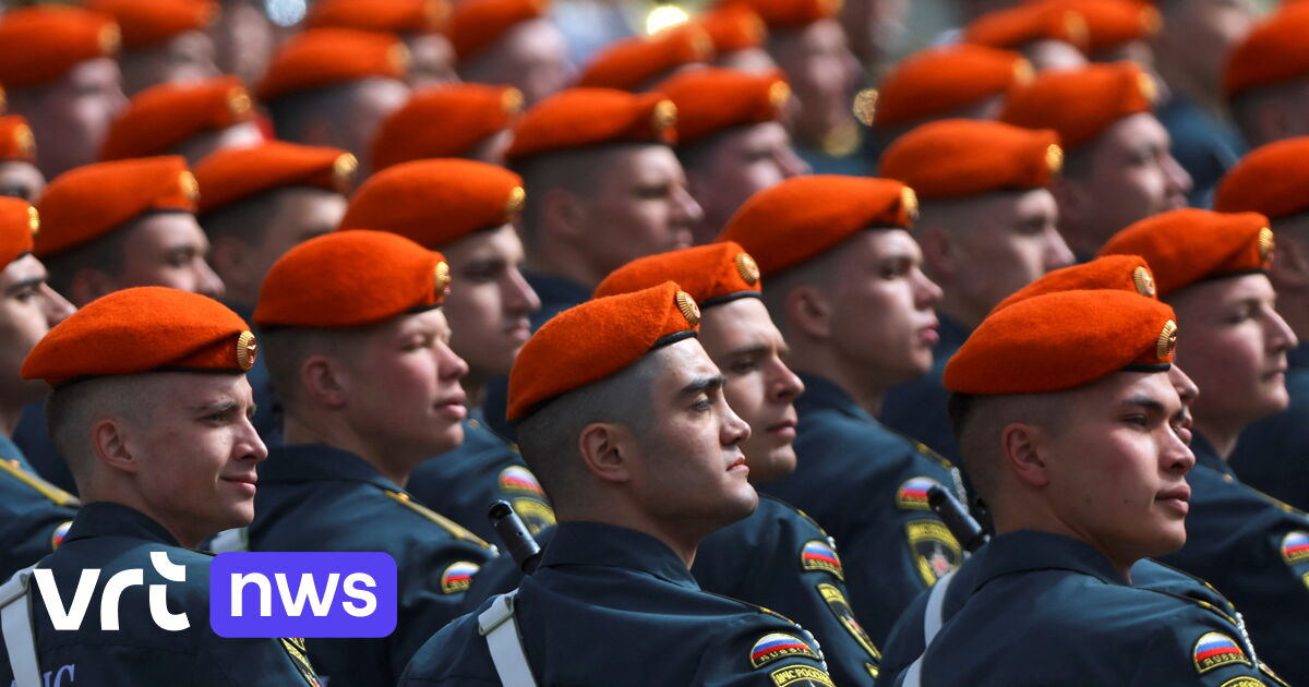 Generale repetitie: Russisch leger oefent voor grote parade op 9 mei ...