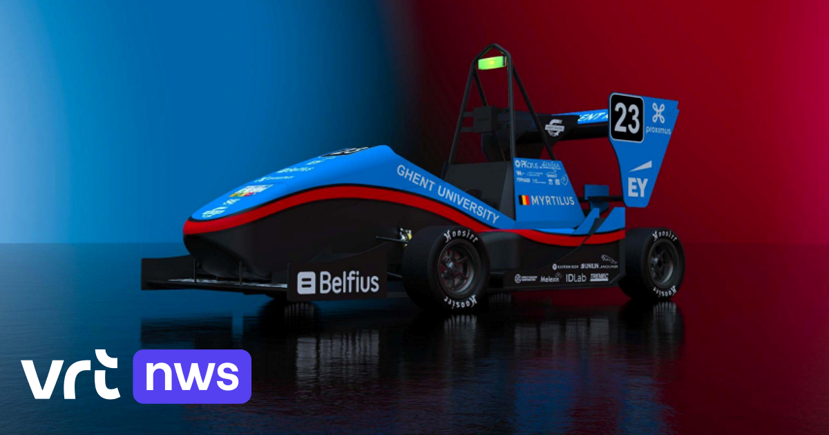 UGent stelt eerste zelfrijdende elektrische racewagen voor | VRT NWS ...