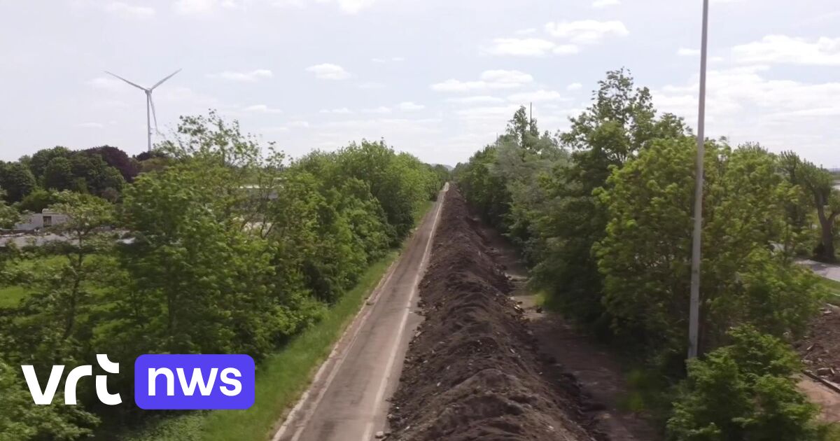 Na het afval, nu het slib: verlaten spooksnelweg in Luik wordt opnieuw ...