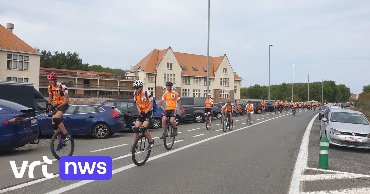 Eenwielertocht van 350 km voor strijd tegen mucoviscidose komt aan in ...