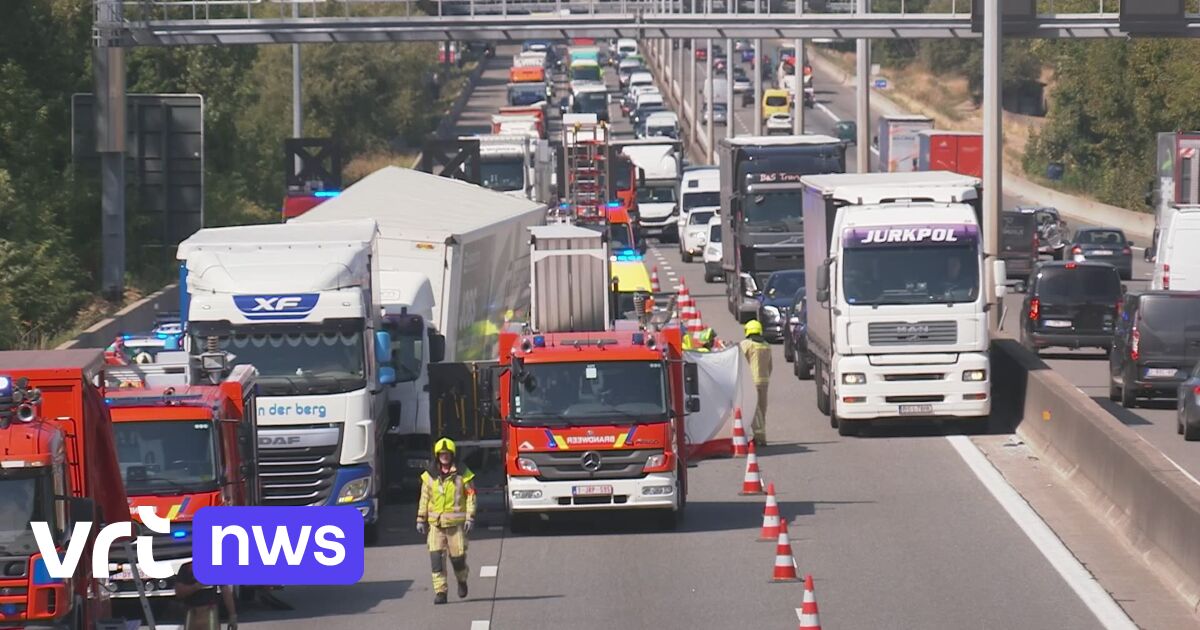 Deux personnes trouvent la mort dans un accident sur l'E40 Gand-Bruxelles à hauteur de Grand ...