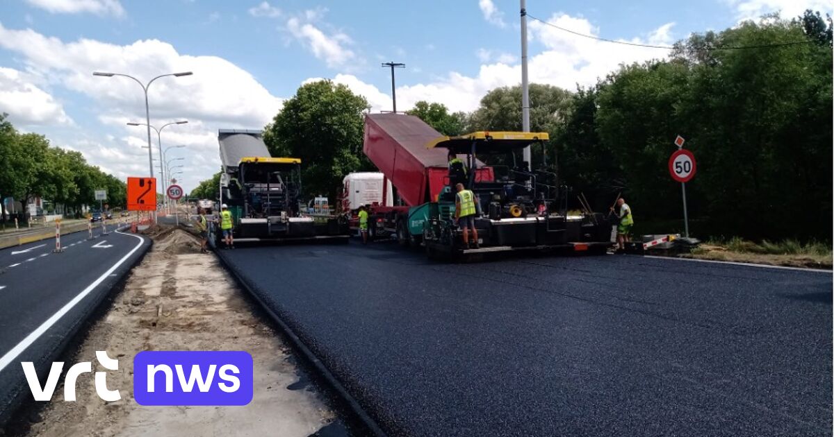 Vernieuwing Grote Ring in Hasselt en kruispunt met de Kempische Steenweg bijna afgerond | VRT ...