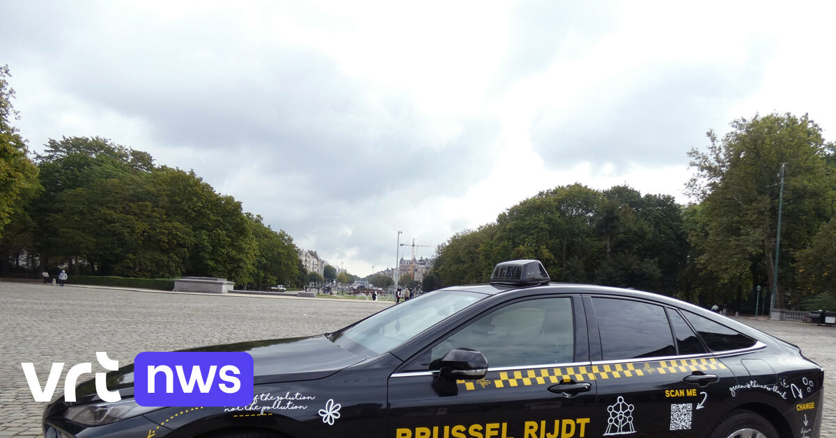 Eerste taxi op waterstof getest in Brussel | VRT NWS: nieuws
